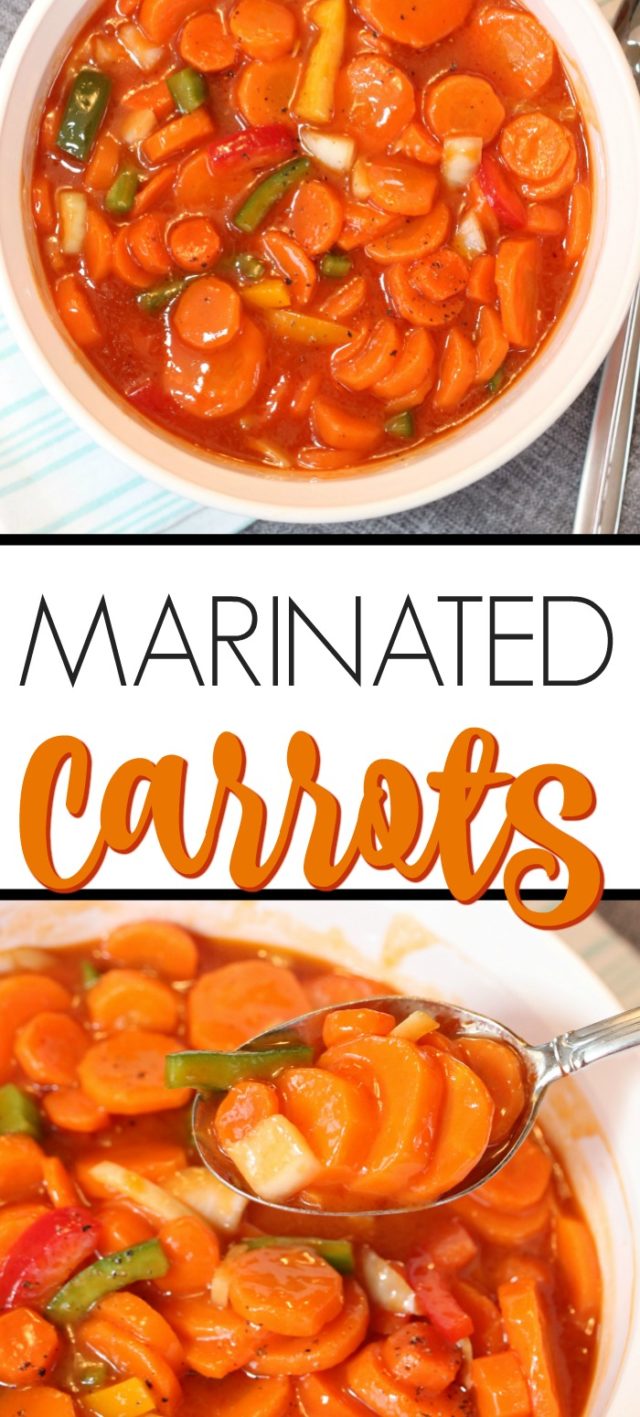 Make Ahead Marinated Carrots Recipe - Mom vs the Boys