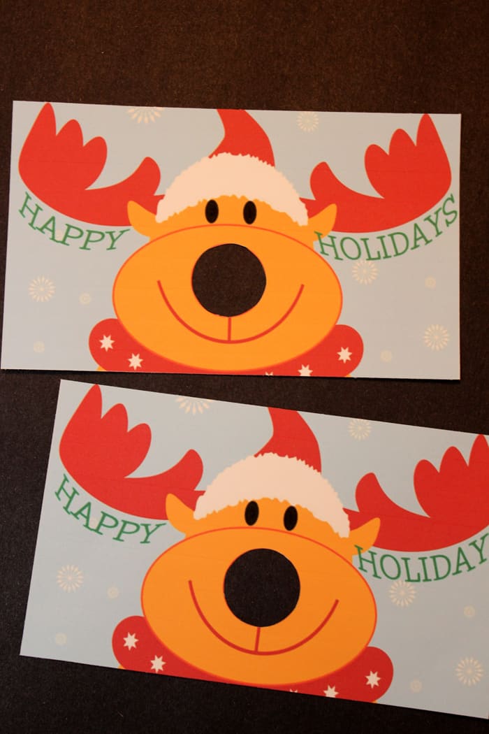EOS Lip Balm Rudolph Gift Printable - Mom vs the Boys