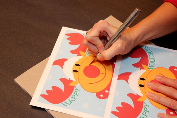 EOS Lip Balm Rudolph Gift Printable - Mom vs the Boys