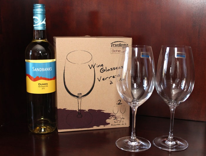 Trudeau Stemless Wine Glasses - Mom vs the Boys
