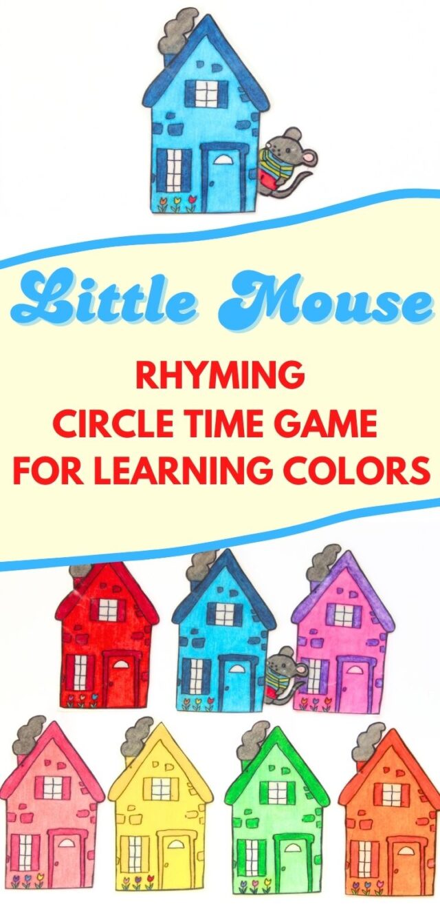 Little Mouse, Little Mouse.....Activity for Learning Colors