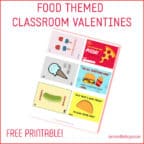 Food Themed Classroom Valentines – Mom vs the Boys